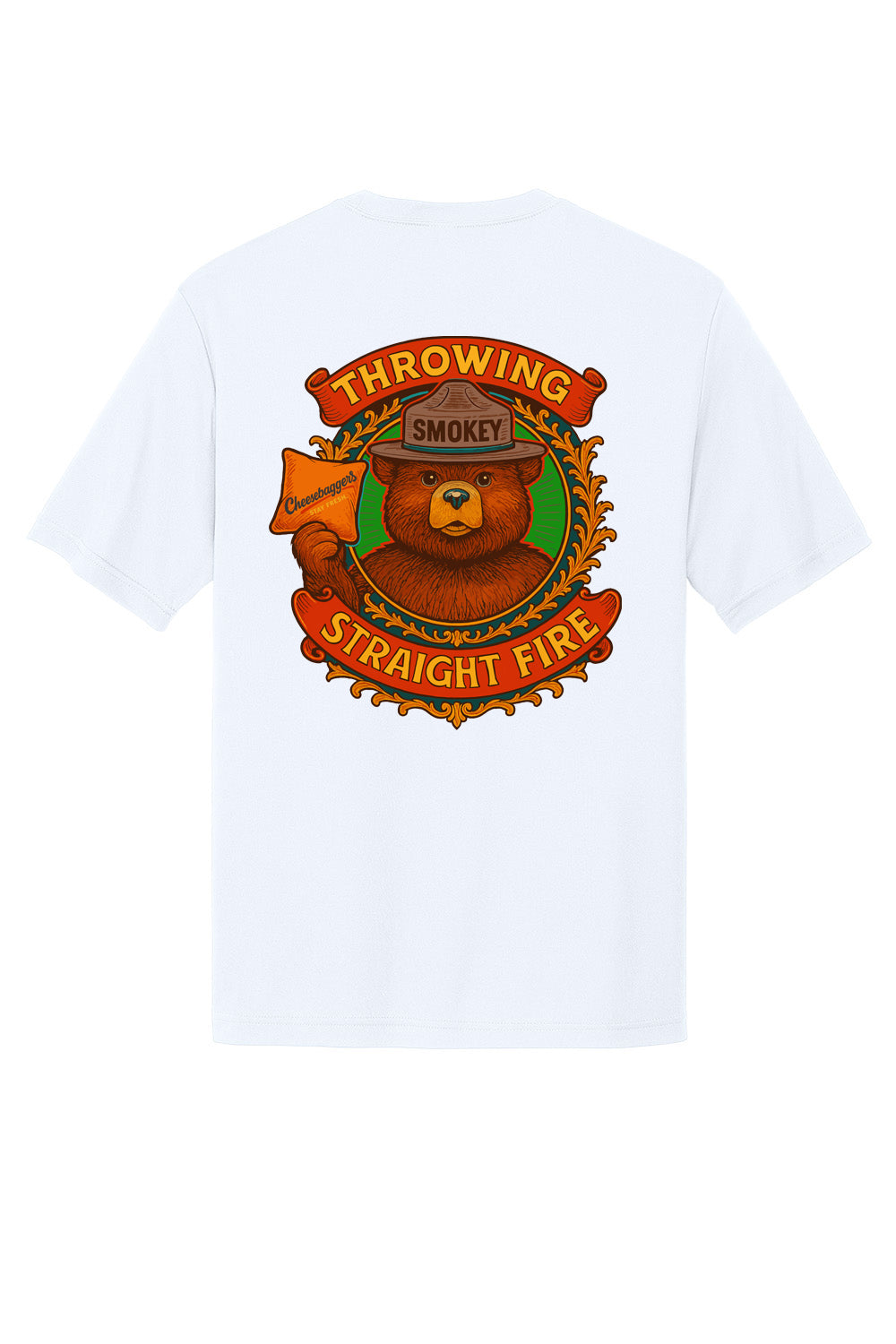 Throwing Straight Fire Tee – Cheesebaggers™